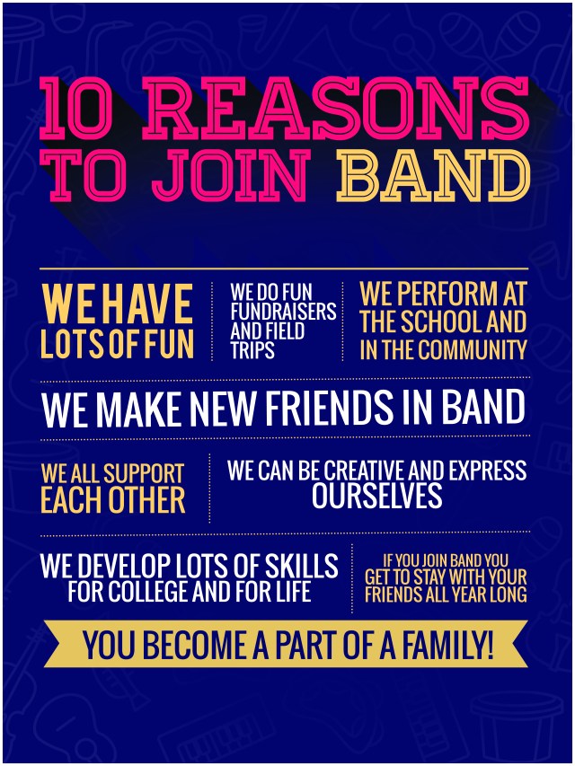Why Join Band? | San Jacinto JHS Mighty Mustang Band